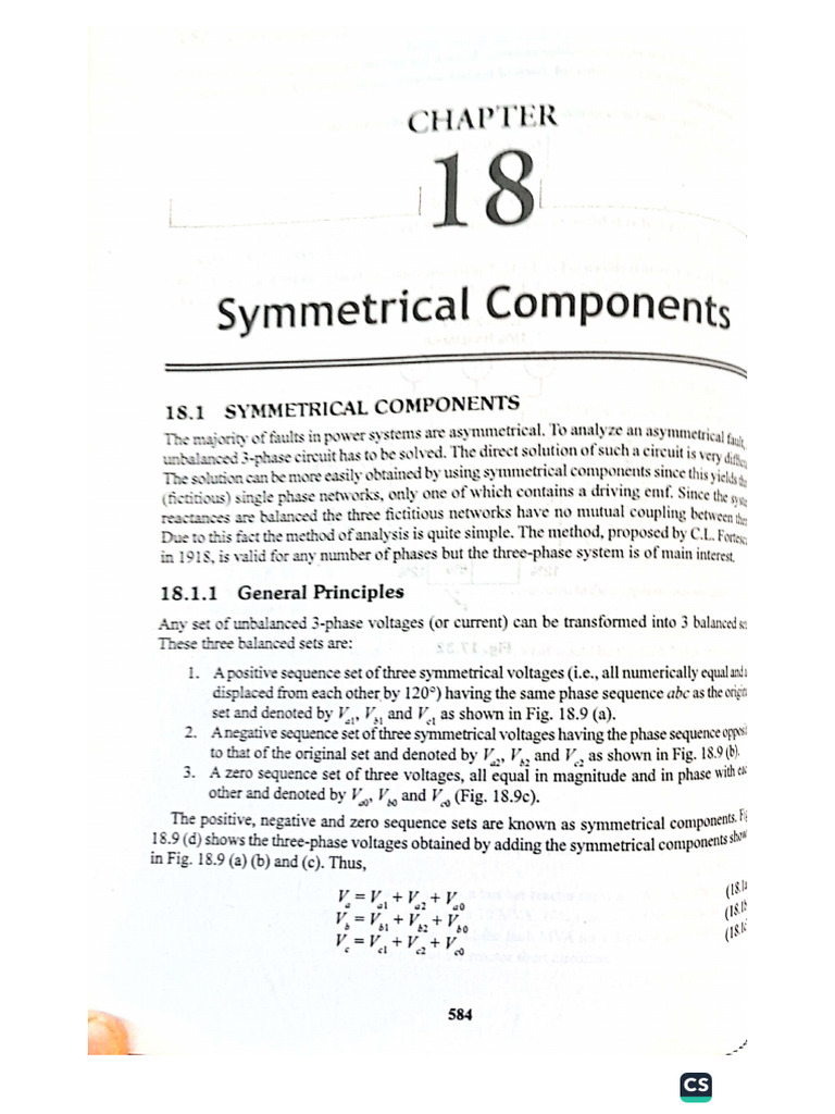 Symmetrical Components | PDF