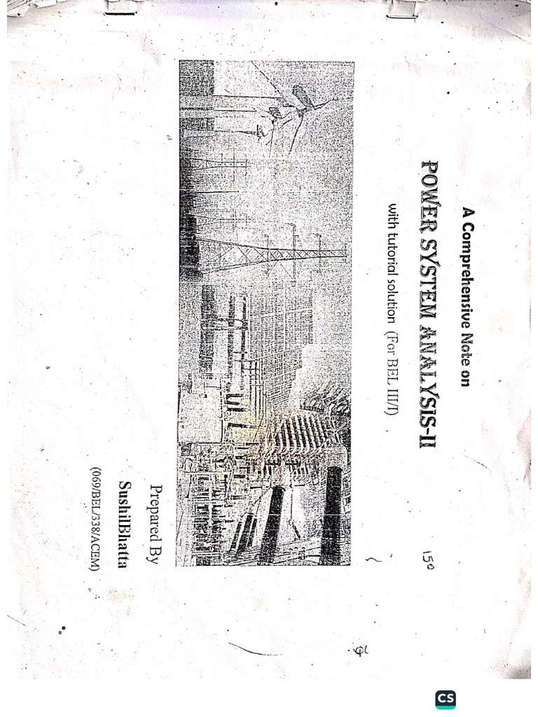 Power Systems 2 Note | PDF