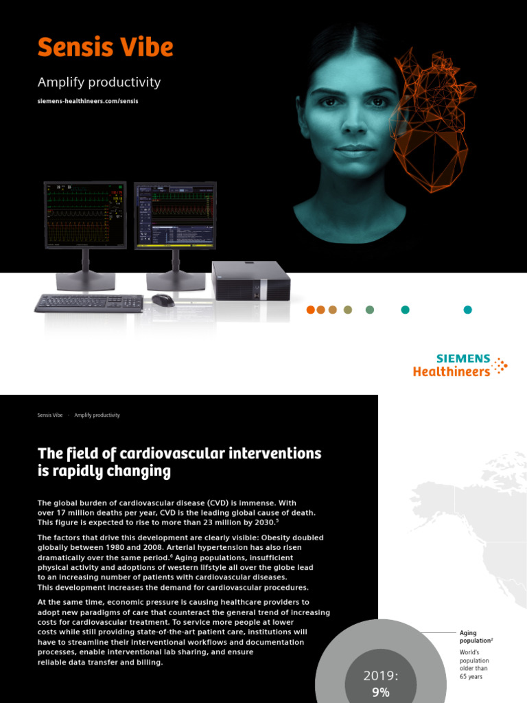 Siemens Healthineers Angiography Sensis Vibe Brochure | PDF ...