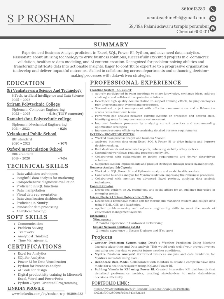 Updated Resume 27-6-25 | PDF | Analytics | Data Analysis