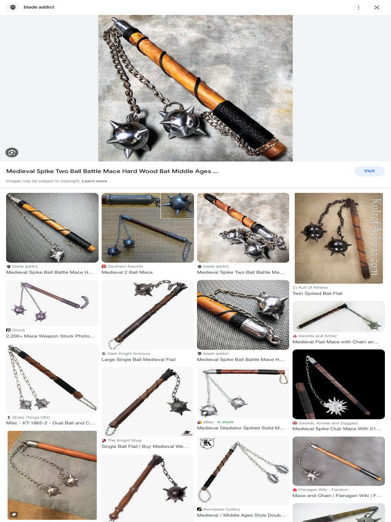 Medieval Mace and Flail Comparison | PDF