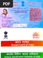 Uidai Standard Certificate | PDF | Authentication