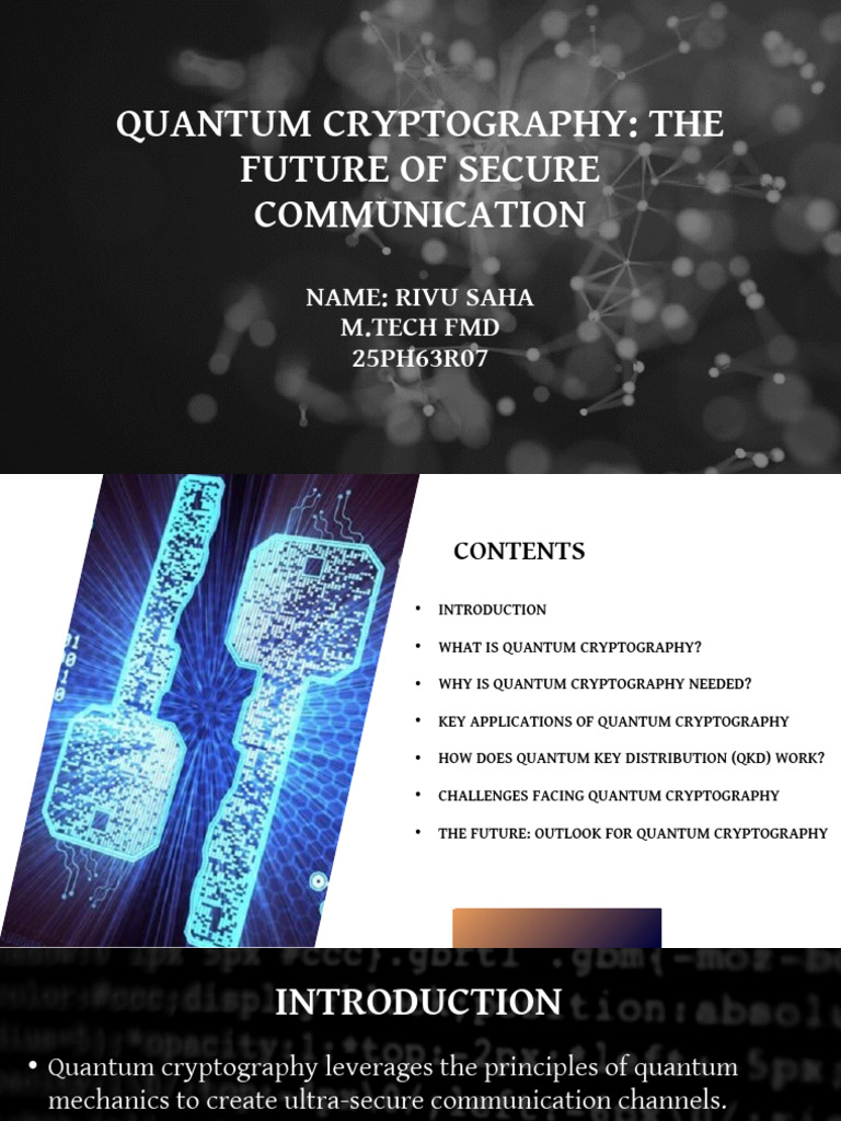 Quantum Cryptography: Secure Future Insights | PDF | Encryption ...