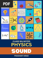 Class 9 Science: Sound Chapter Notes | PDF