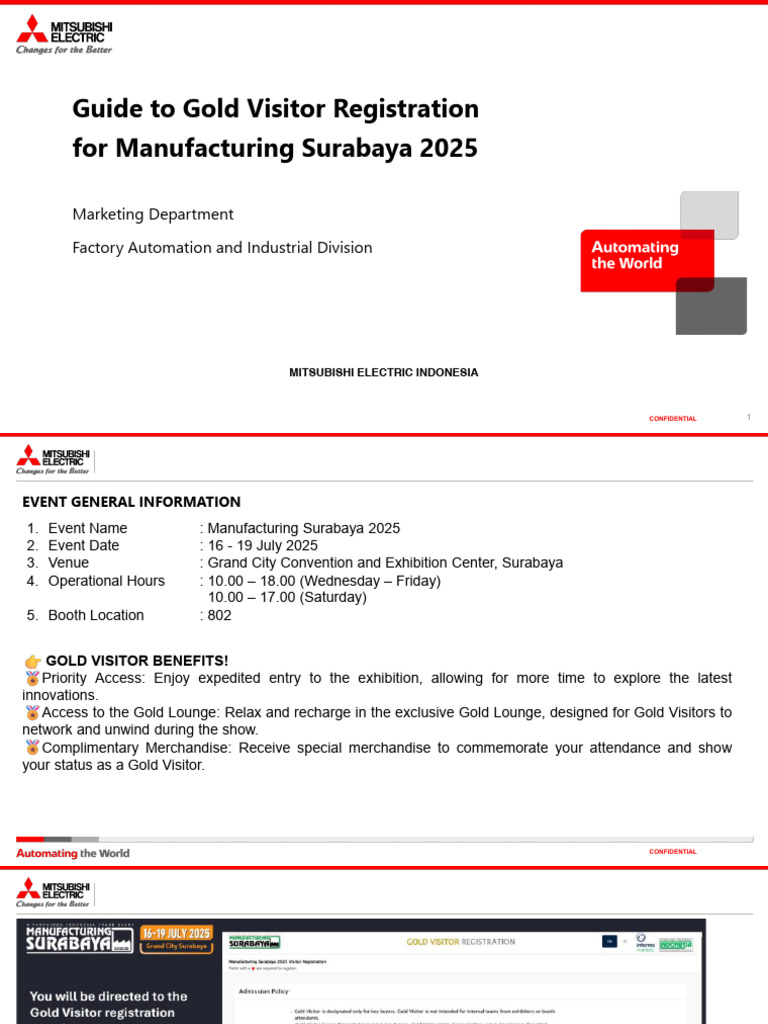 Gold Visitor Guide: Manufacturing Surabaya 2025 | PDF