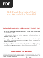 Coal Washability Analysis and Curves | PDF | Coal | Fly Ash