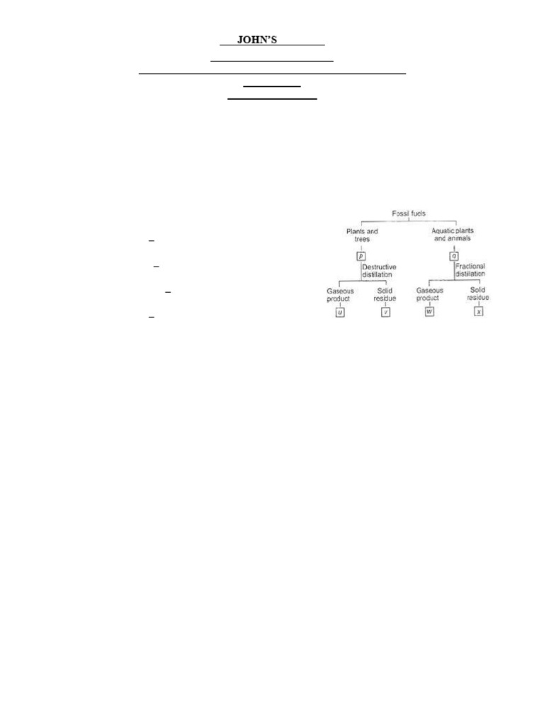 Class 8 Worksheet: Coal and Petroleum | PDF | Coal | Petroleum