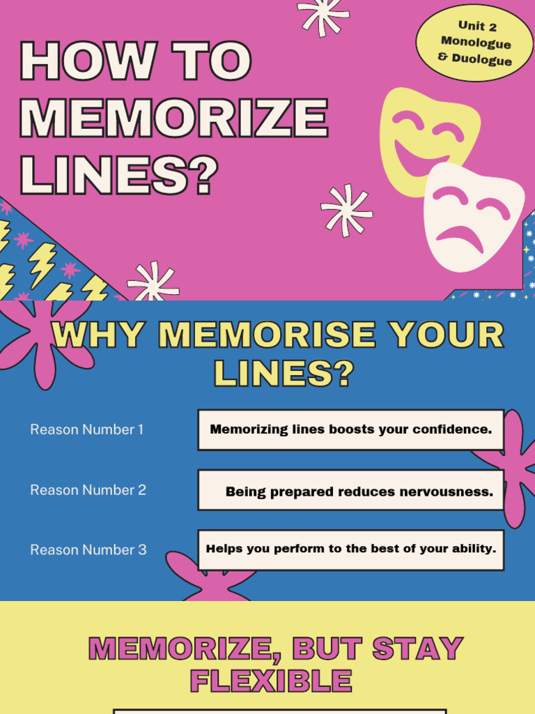 How To Memorise Lines | PDF
