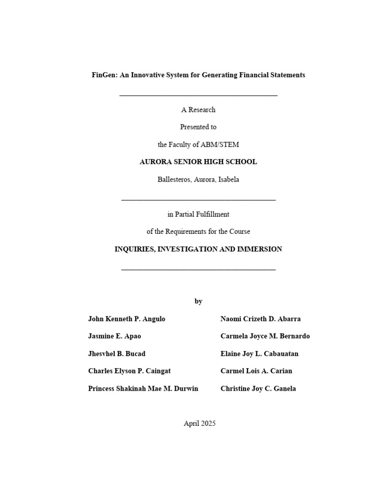 Chapter 1-3 Automated Cashflow Tracking System | PDF | Usability | Automation