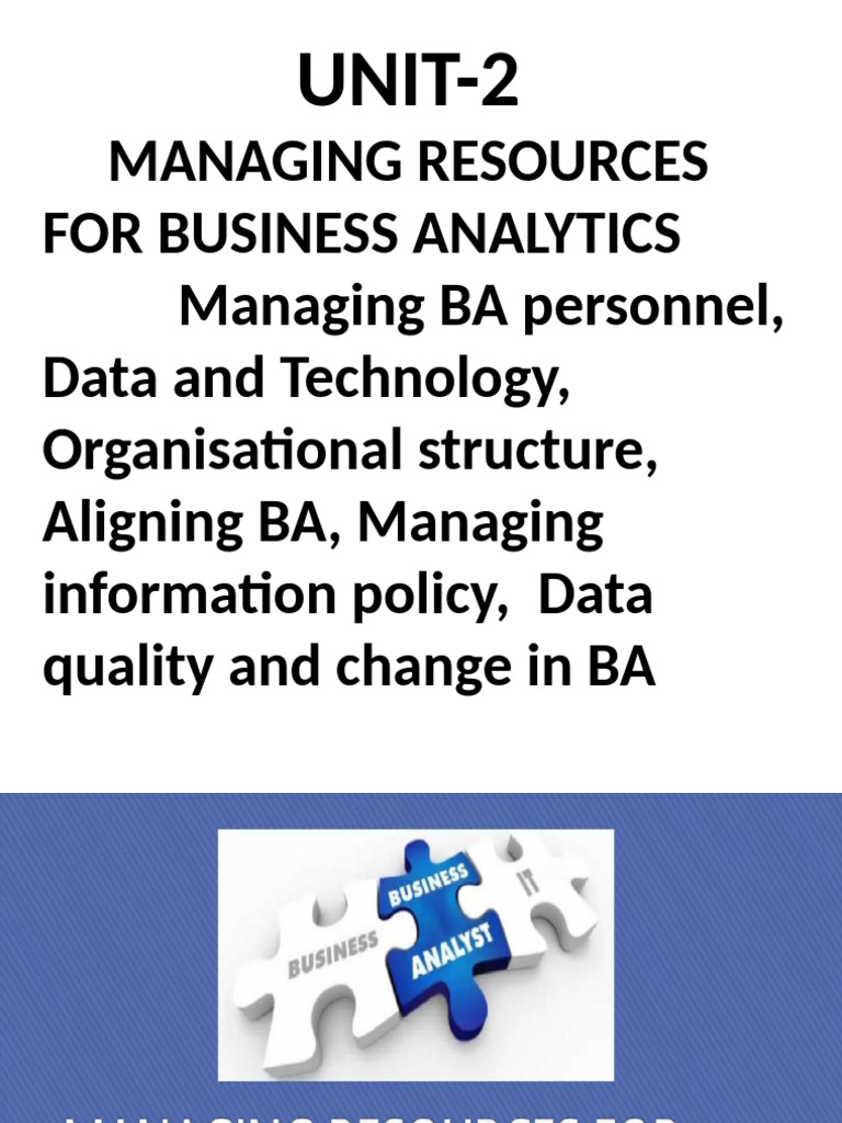 Ba Unit 2 PPT Class | PDF