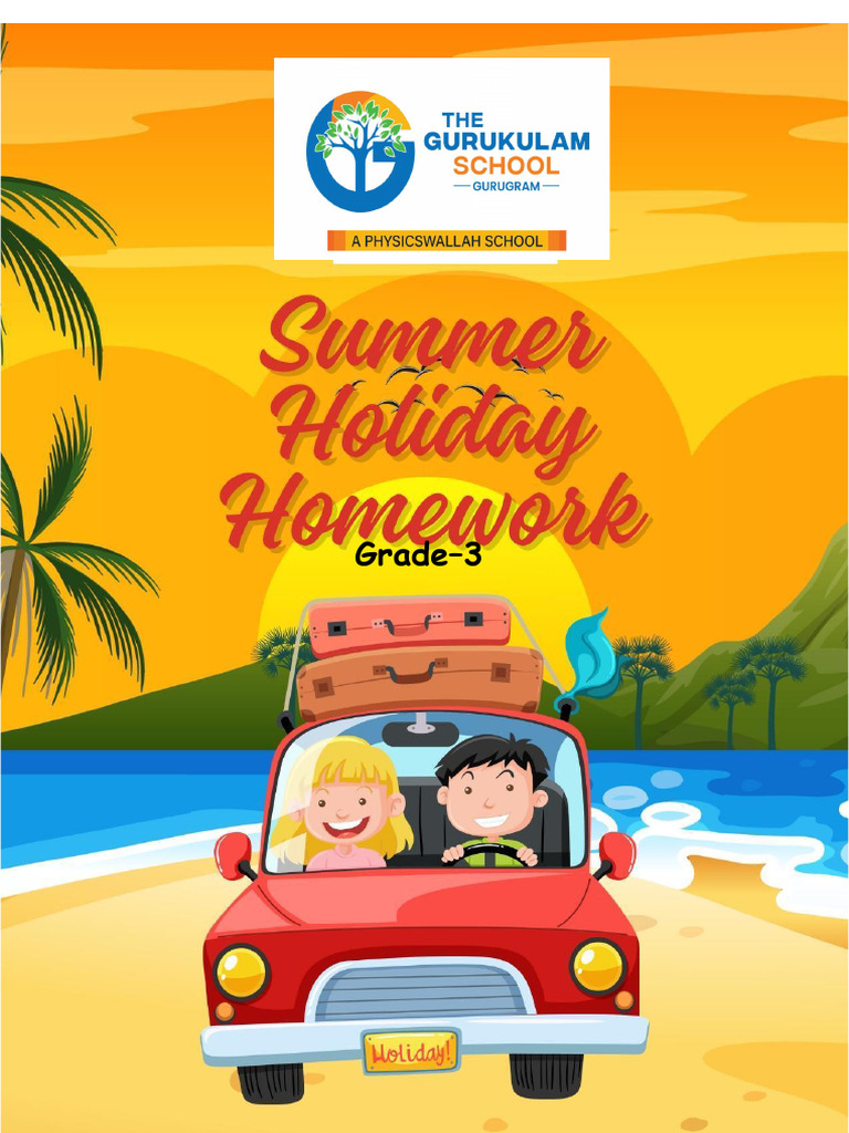 Grade 3 Summer Holiday Homework 1 | PDF | Birds | Computer Keyboard