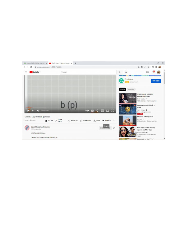 Tugas 3 Mandarin | PDF