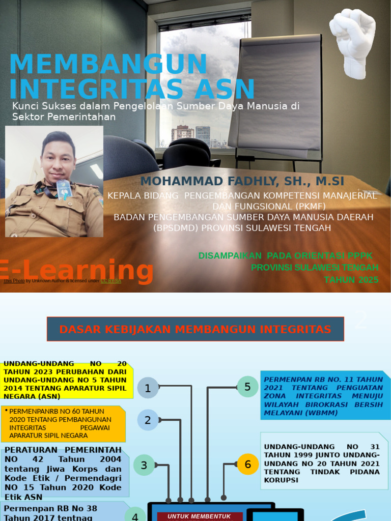 Materi Membangun Integritas Asn PPPK 2025 | PDF