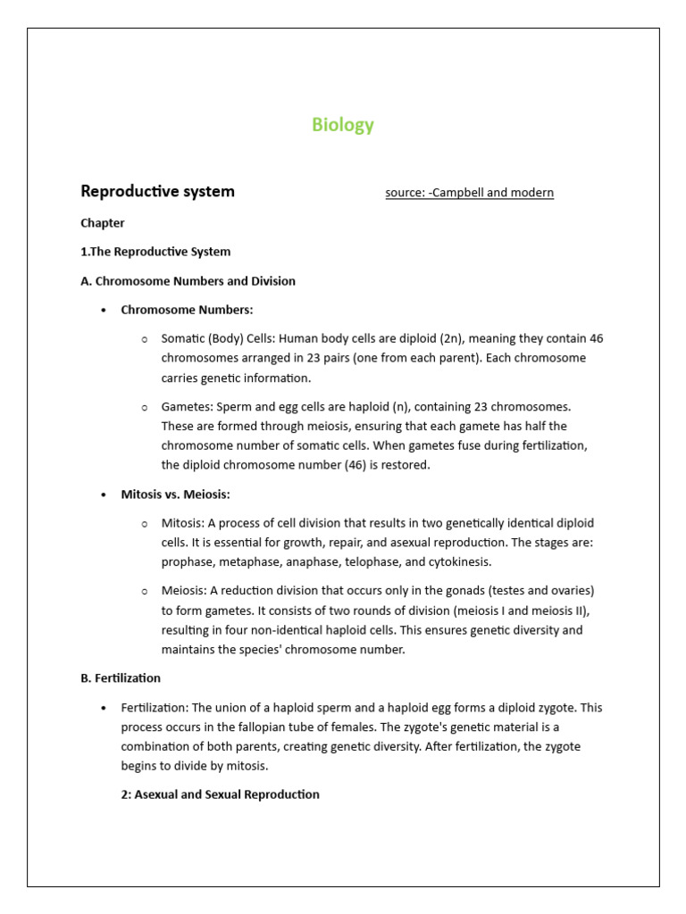Biology Content Summary G11 S2 | PDF | Menstrual Cycle | Luteinizing ...