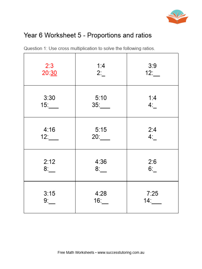 6th Grade Ratio and Proportion Worksheets | PDF | Juice | Diet & Nutrition