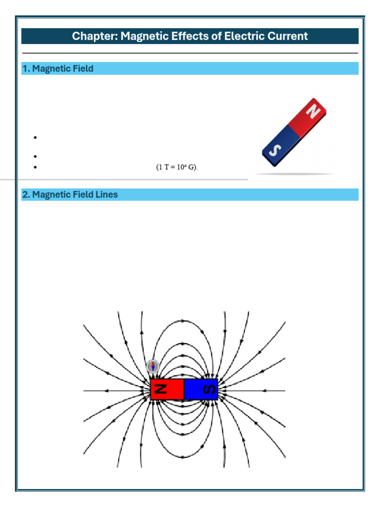 Effects of Current on Magnetic Fields | PDF | Magnetic Field | Magnetism