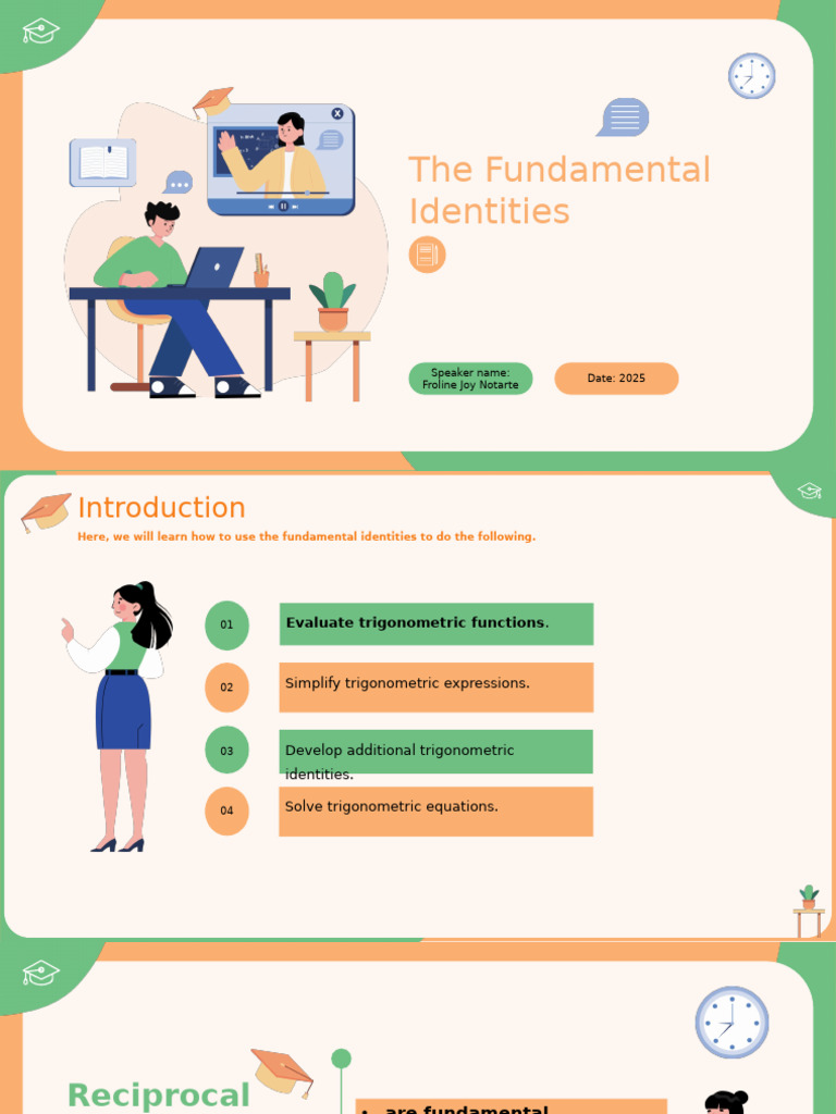 The Fundamental Identities | PDF | Trigonometric Functions | Trigonometry