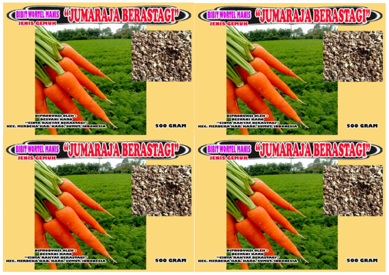 File Stiker Wortel Manis Jumaraja Terbaru | PDF