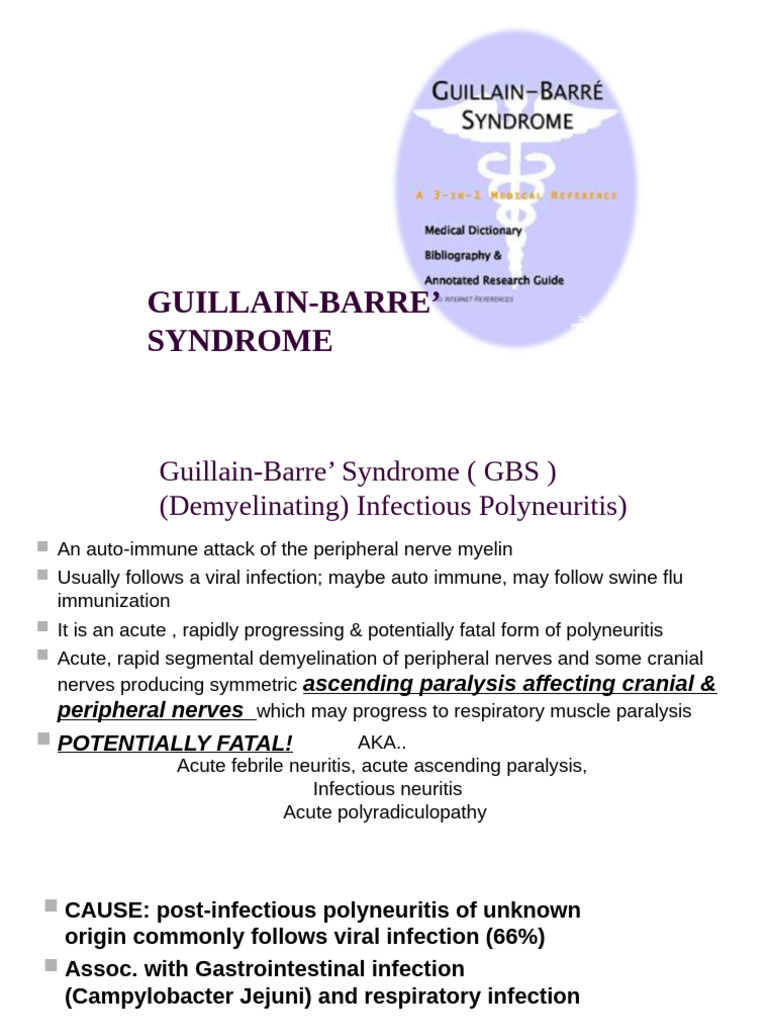 Guillain Barre Syndrome | PDF | Neurology | Neurological Disorders