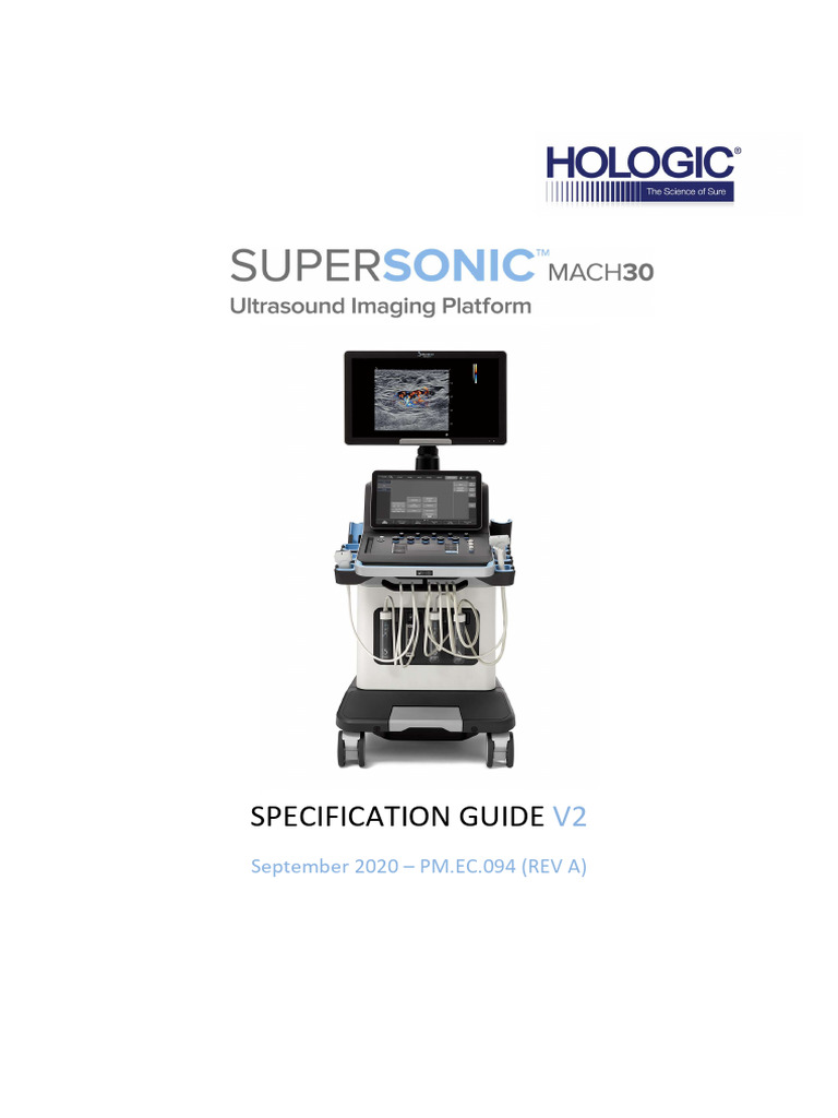PM EC 094 RevA SuperSonic MACH 30 SW V2 System Specifications USA | PDF ...