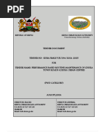 KURA Tenders for Road Upgrades 2025-2026 | PDF | Kenya