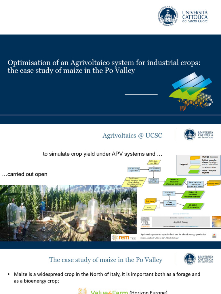 Optimisation of An Agrivoltaic System For Industrial Crops | PDF ...