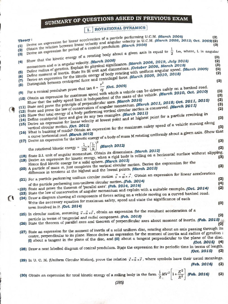 Physics Board Good Questions A | PDF