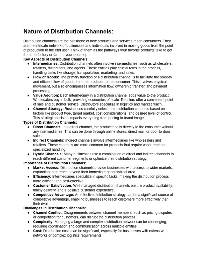Unit 4 Distribution Channels and Physicsl Distribution Decisions | PDF | Warehouse | Logistics