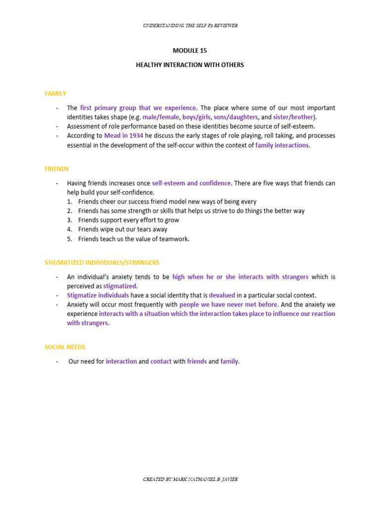 Uts Module 15 To 21 (p3 Reviewer) | PDF | Self Efficacy | Identity Theft