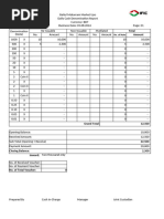 Cash Count Sheet Template | PDF