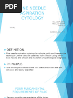 FNAC Procedure and Cytotechnologist Role | PDF | Cytopathology ...
