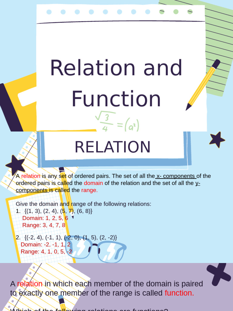 Understanding Relations and Functions | PDF | Function (Mathematics ...
