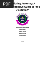 Frog Dissection Guide for Students | PDF