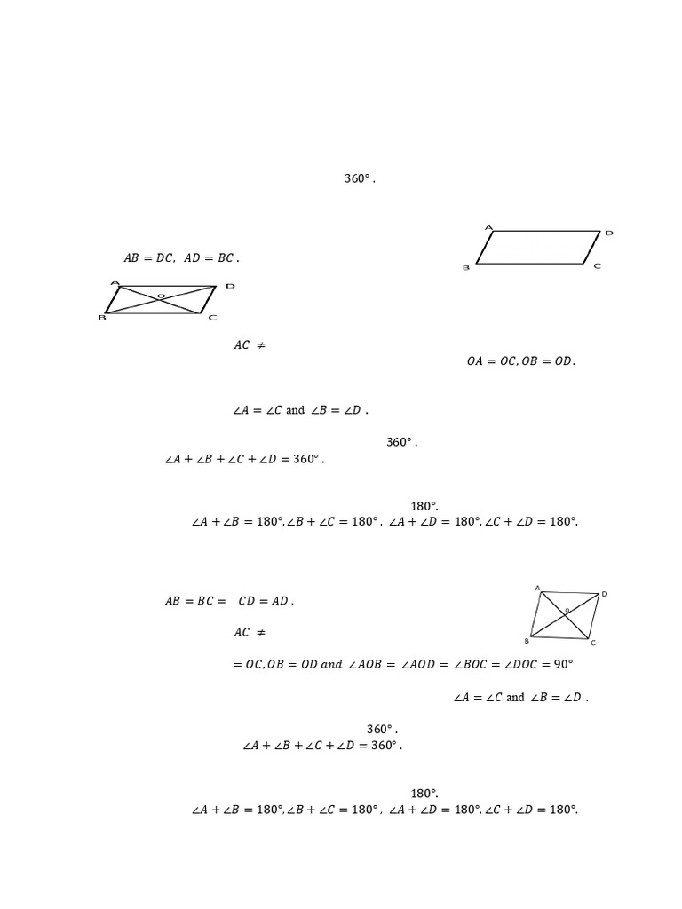 Geometry Definitions Quadrilateral PDF | PDF | Rectangle | Geometric Shapes