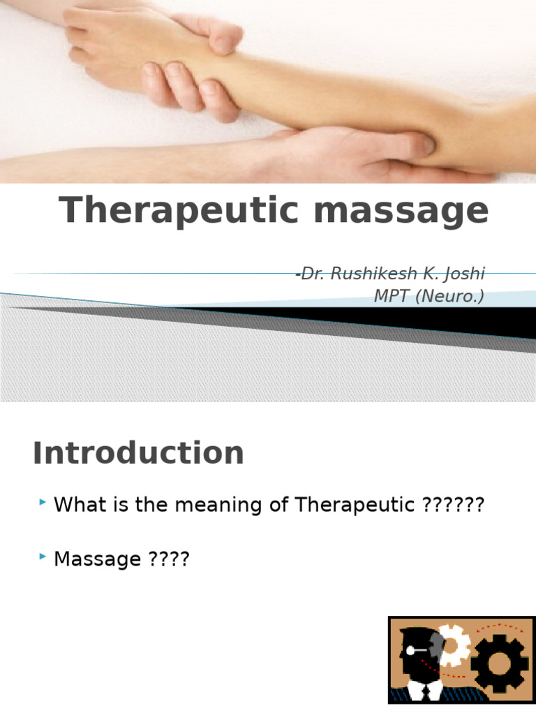 Introduction to Therapeutic Massage | PDF | Massage | Medicine
