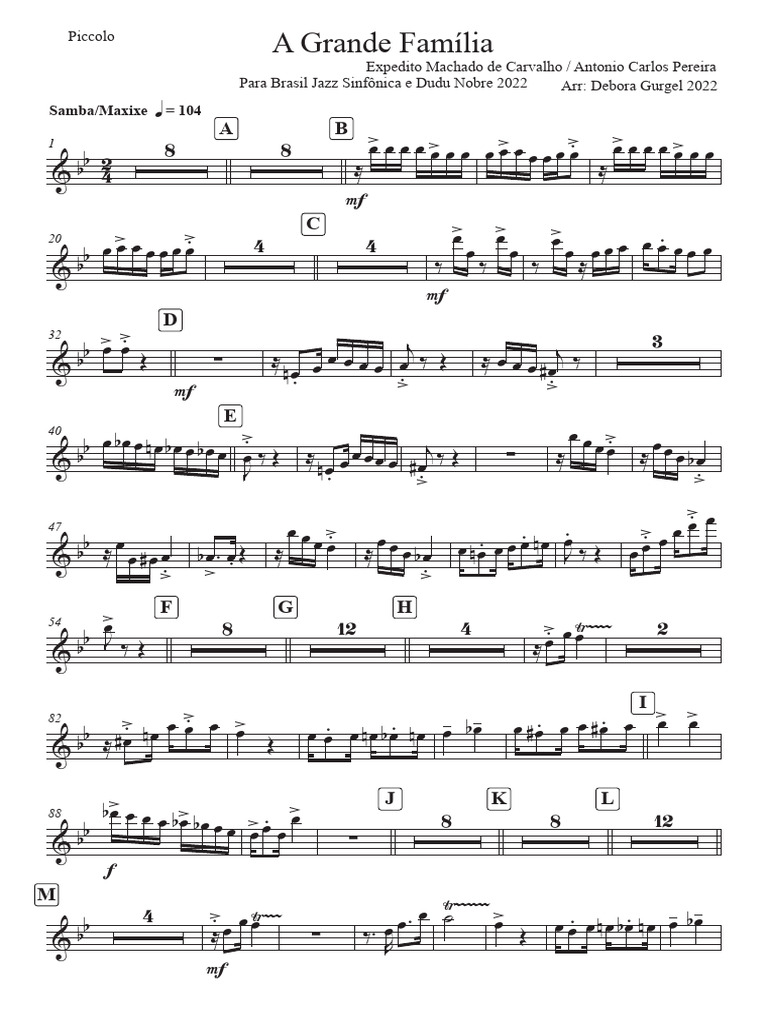 01 - A Grande Familia-BJS-2022 - Piccolo | PDF