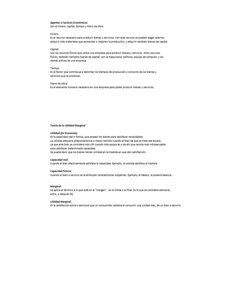 Segunda Sesión Teoría de La Utilidad Marginal | PDF | Bienes | Utilidad