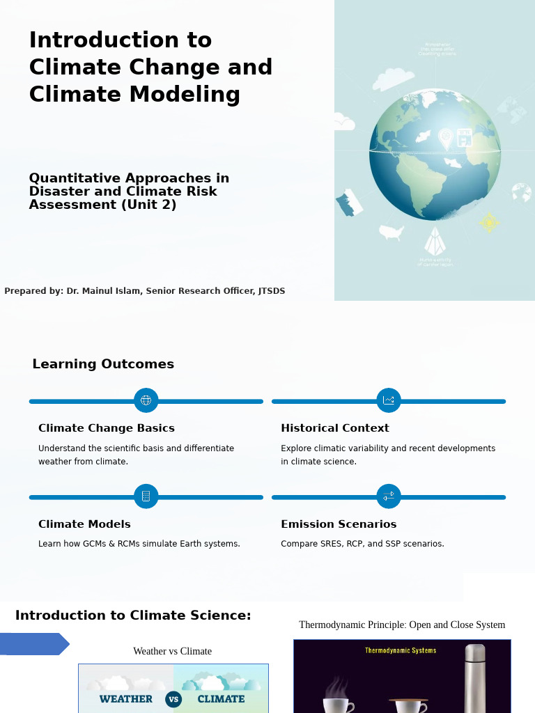 Climate Change Modelling | PDF | General Circulation Model | Climate Model