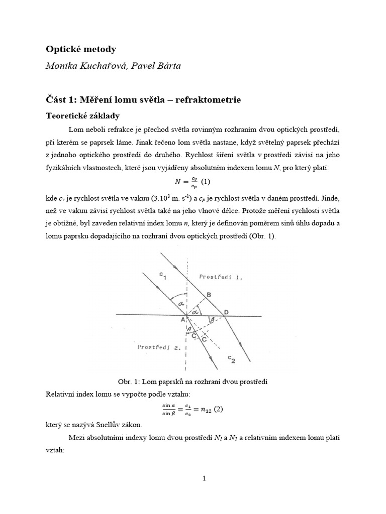 N6 Opticke Merici Metody 2024 2025 | PDF