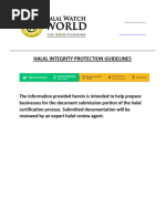 Halal Statement Template | PDF