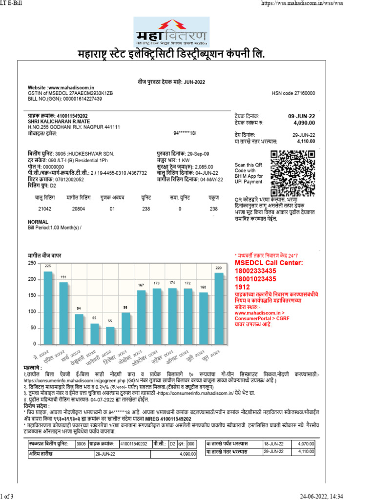 LT E-Bill | PDF