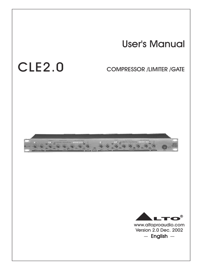 LTO CLE 2.0 Compressor User Manual | PDF | Electrical Engineering ...