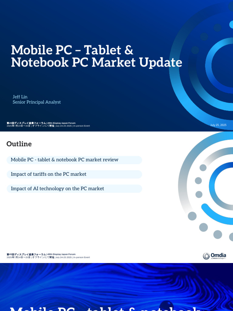 03 Mobile PC - Tablet - Notebook PC Market Update | PDF | Tablet ...