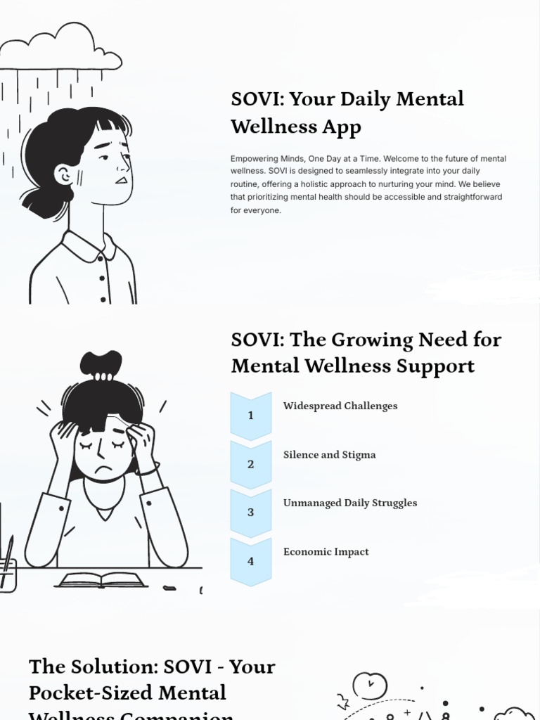 SOVI Your Daily Mental Wellness App NoWatermark | PDF