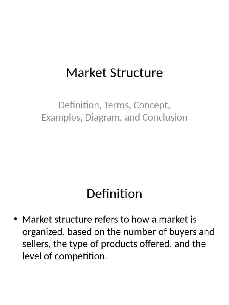 Understanding Market Structures: Types & Examples | PDF