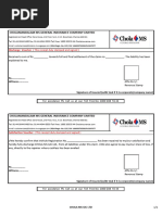 Chola Claim Form New | PDF | Vehicles | Transport