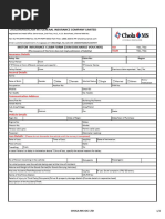 Chola Claim Form New | PDF | Vehicles | Transport
