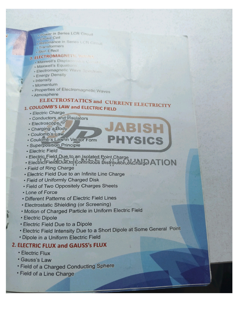 Class 12 Physics Syllabus 1 | PDF