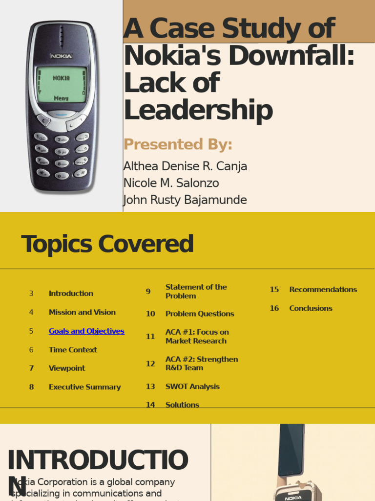 Nokia's Leadership Failures and Decline | PDF | Nokia | Smartphone