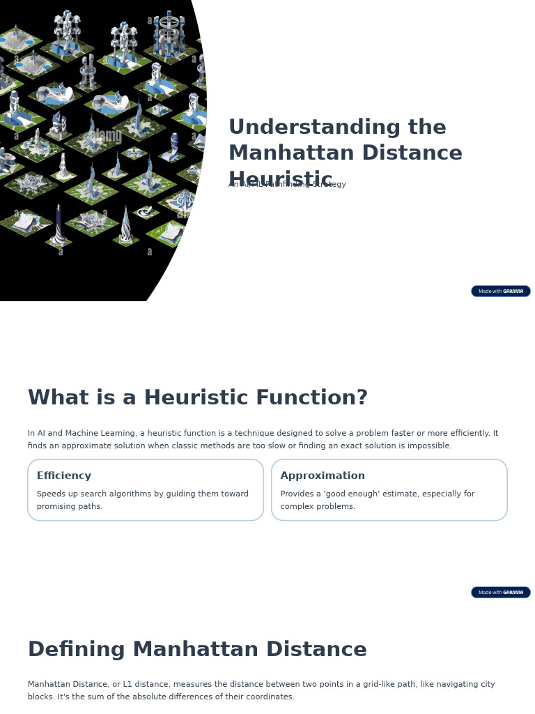 Manhattan Distance Heuristic Explained | PDF | Computer Programming ...